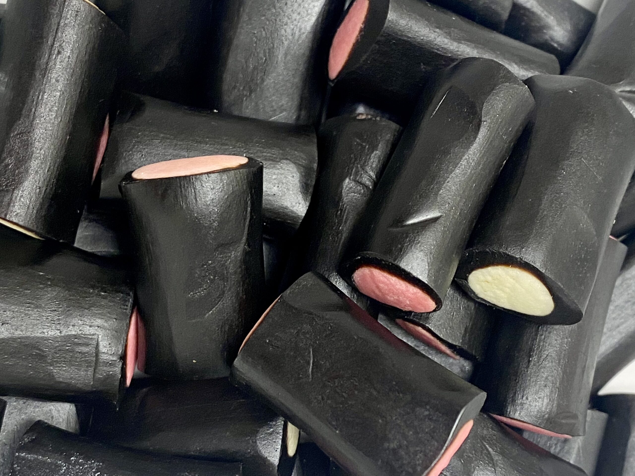 Liquorice Cream Rock - The Olde Sweet Shop Harrogate